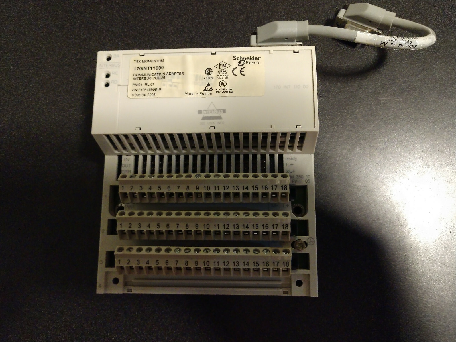 Modicon Momentum ADM 350 10 w/ 170INT11000 Interbus | eBay