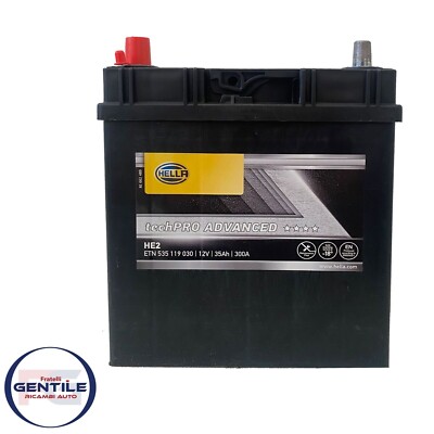 BATTERIA AUTO DAEWOO MATIZ 35AH 300A POLO POSITIVO SX HELLA | eBay