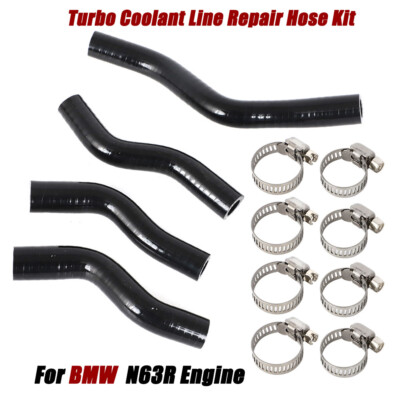 BMW 7 G11 G12 750i 750iX N63R Upgrade Turbo Coolant Line Repair Hose ...