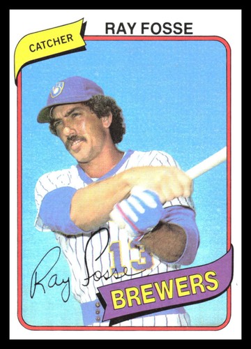 1980 Topps Ray Fosse #327Milwaukee Brewers VG 4L | eBay