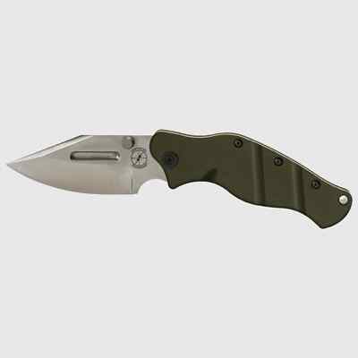 Sniper Bladeworks LPC Folding Knife 3.53" S35VN Steel Blade OD Green G ...