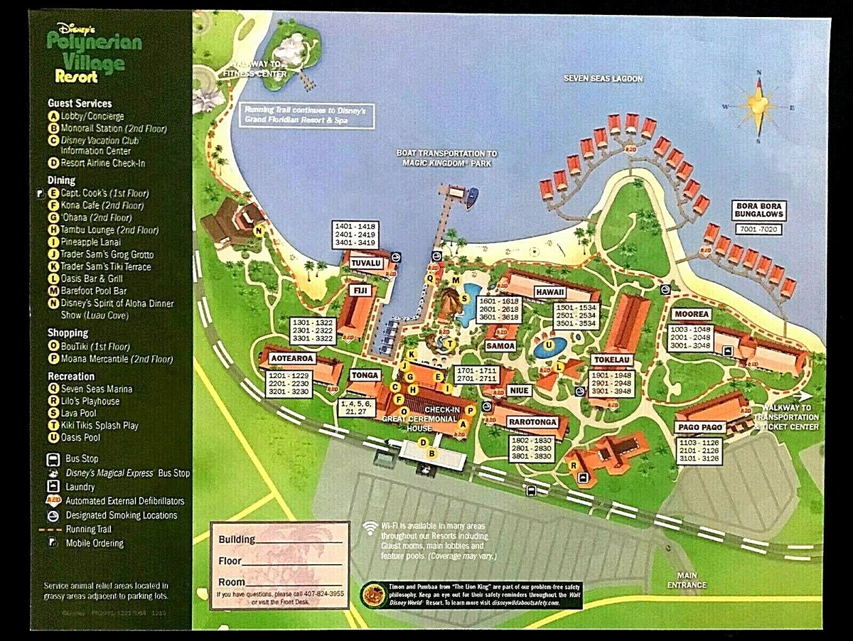 Walt Disney World Resort Map Walt Disney World Resort Map (national