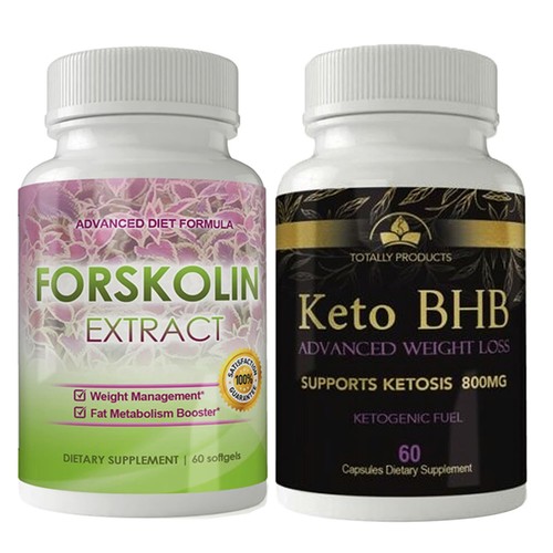 Keto BHB Supplements & Forskolin Extract Weight Loss Burner Fat ...