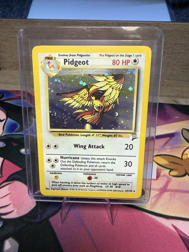 Pidgeot Holo Rare Card 14/130 Base Set 2 MP | eBay