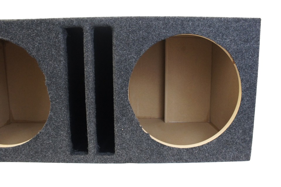 Car Audio Dual 12" SPL Bass Subwoofer Labyrinth Vent Sub Box Stereo ...
