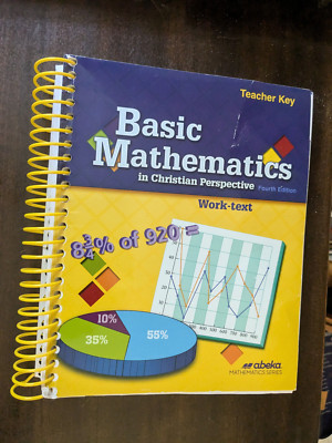 ABEKA Basic Mathematics in Christian Perspective Work Text Teacher Key ...