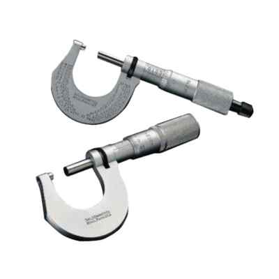 L.S. Starrett 230 Series Outside Micrometers, 0-1 in, Ratchet P/N 50943 ...