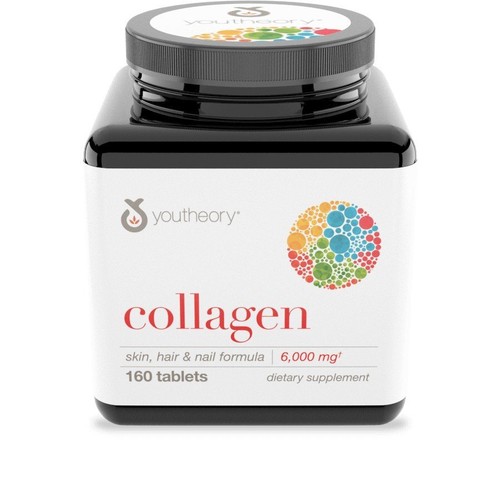 Youtheory 597726 Collagen Advanced Formula Tablets with 18 Amino Acids ...