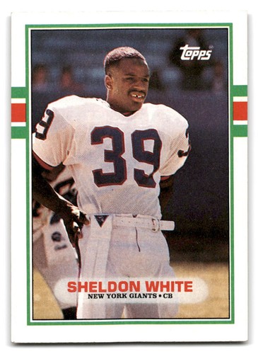 Sheldon White 1989 Topps FOOTBALL #170 New York Giants Rookie RC | eBay