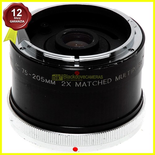 Focal Length Multiplier 2x Vivitar Matched for Canon FD SLR Cameras ...