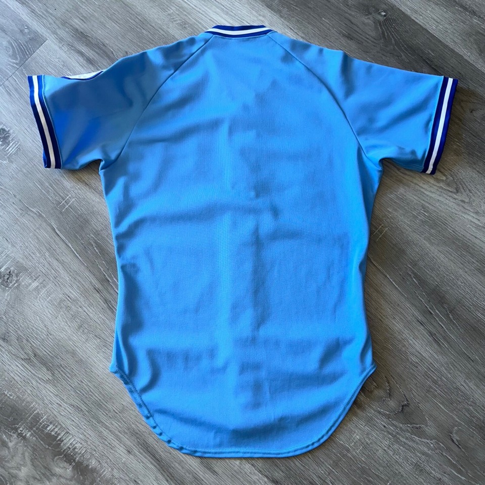 Authentic Kansas City Royals Jersey 40 Medium Rawlings Powder Blue | eBay