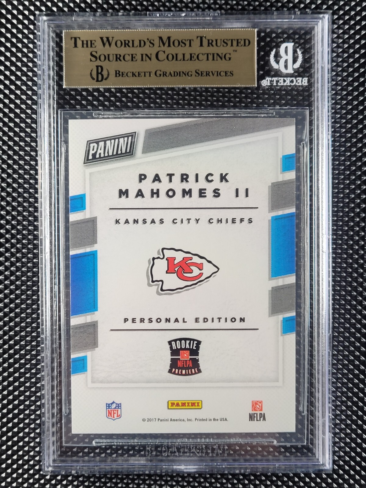 2017 Panini NFLPA Rookie Premiere Autographs - Patrick Mahomes II ...