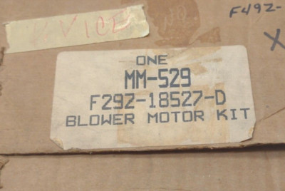 Ford Motorcraft MM-529 F29Z-18527-D Rear Blower Motor 1986-97 Aerostar ...