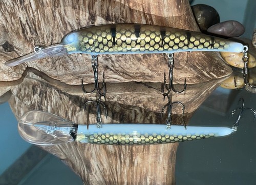 Custom Painted Bandit Walleye Deep lure crankbait walleye bass Baby ...