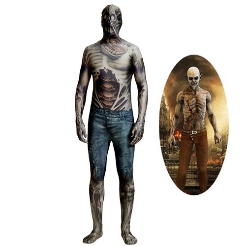 Resident Evil Cowboy Zombie Costume Cosplay Bodysuit For Kids Adult | eBay