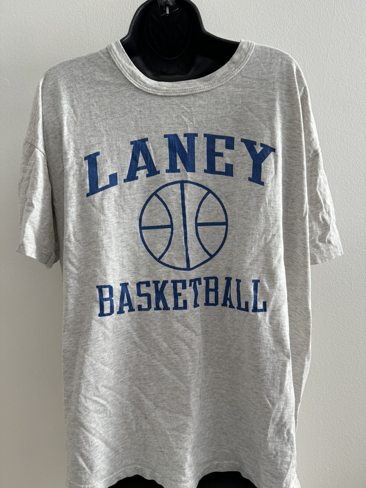 1990s Laney Basketball T-shirt Russel Athletic - Gem