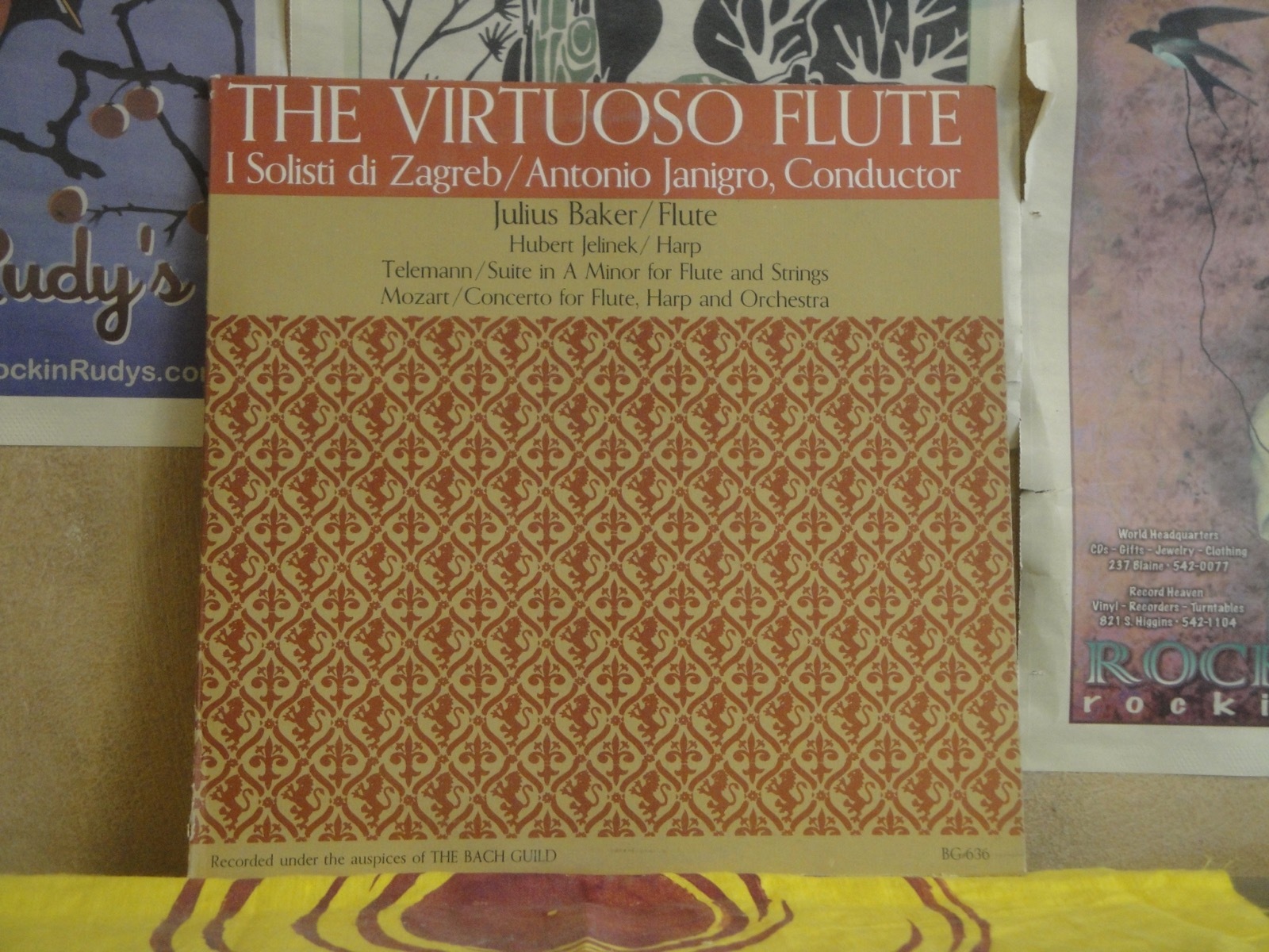 VIRTUOSO FLUTE I SOLISTI DI ZAGREB ANTONIO JANIGRO JULIUS BAKER JELINEK ...