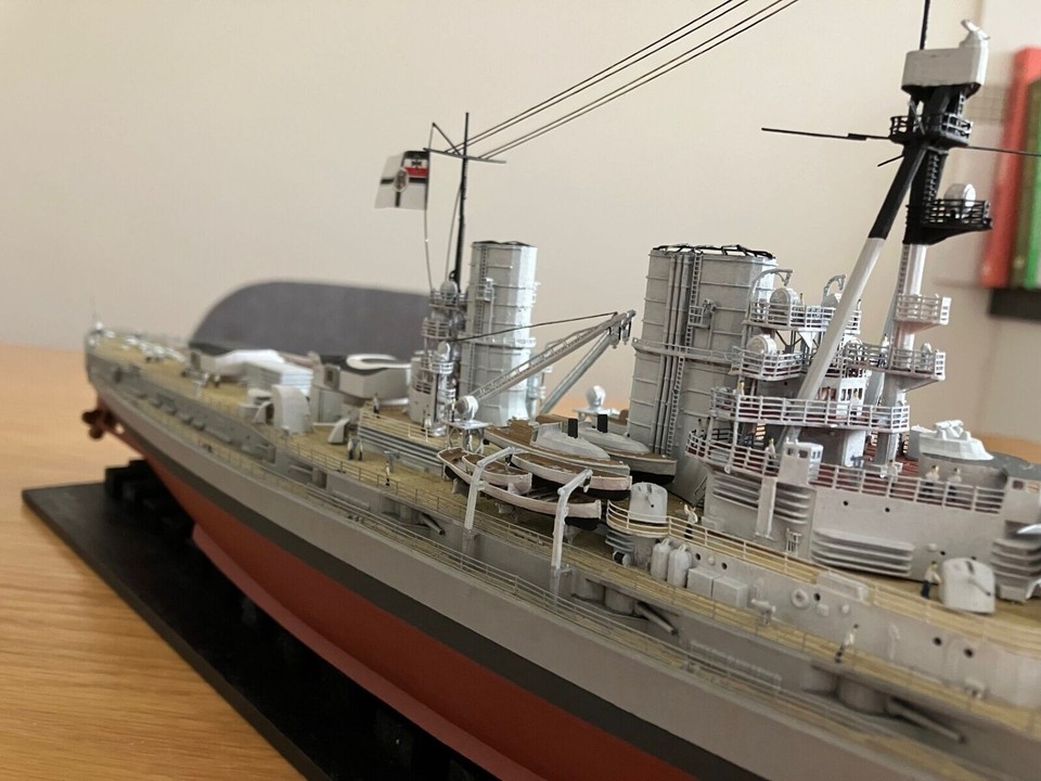3D Printed 1/350 WWI SMS Mackensen class Battlecruiser (full hull) | eBay