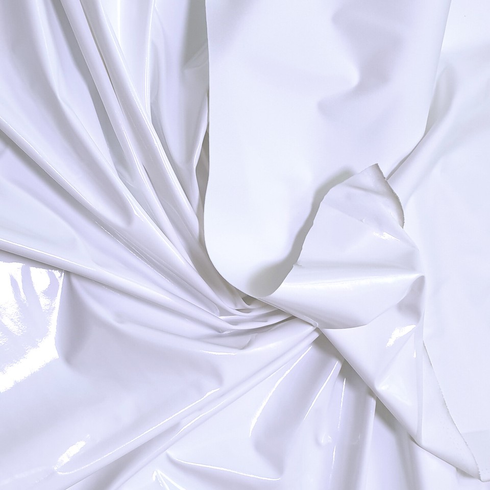 SHINY HIGH GLOSS PVC STRETCH RUBBER VINYL PLEATHER GOTH FETISH CLOTH ...