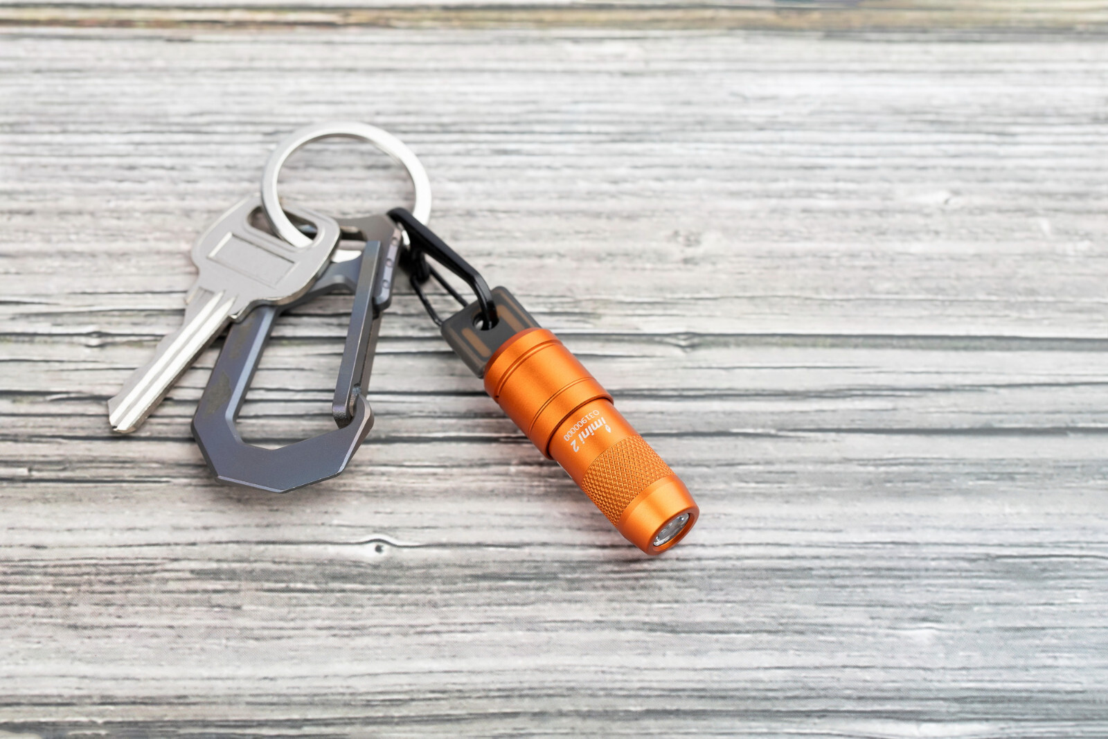 Olight imini 2 Orange Rechargeable Mini Keychain Flashlight, 50 Lumens ...