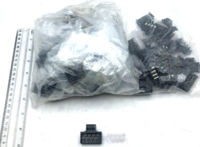 AMP Tyco Lot of 46 Modular 8P Ethernet Connector Keystone Kits 554546-1 New | eBay