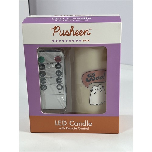 Pusheen Fall Box 2021 Exclusive LED Candle With Remote Control Boo ...