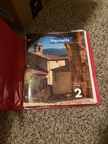Portails: Intermediate French 2 Loose-Leaf Textbook | eBay