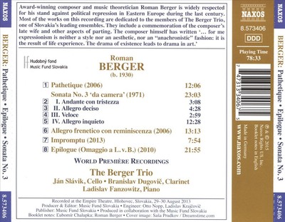 ROMAN BERGER: PATHETIQUE NEW CD 747313340675| eBay