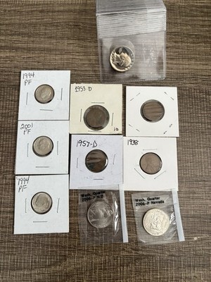 Coin Collection Lot Proof Coins All Coins Shown Carded What Pennys ...
