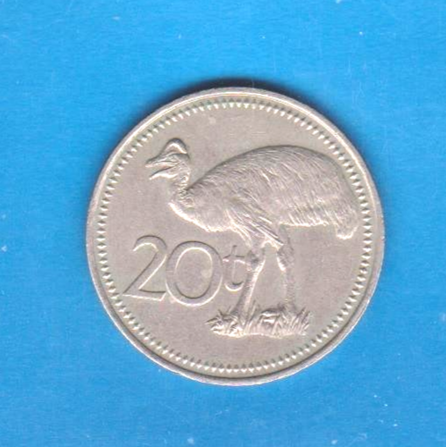 1975 Papua New Guinea 20 Toea - Beautiful Coin #A-031-Uncirculated With ...