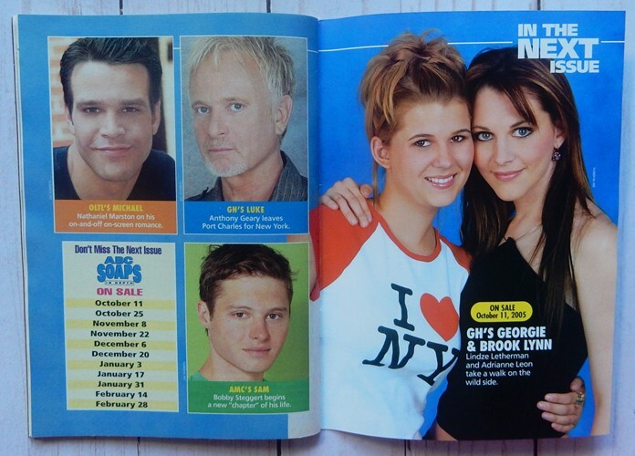 ABC Soaps In Depth Magazine Tyler Christopher Fusion Ad AMC Susan Lucci ...