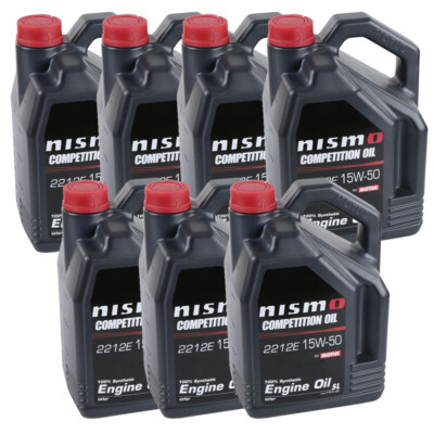 NISMO Competition Engine Oil (2212E) (15W-50) (Set of 7) (35L) (100% ...