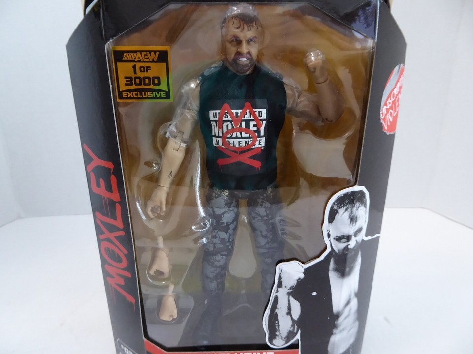 NEW Kenny Omega and Moxley 1/3000 Shop AEW Exclusive Figure LOT w ...