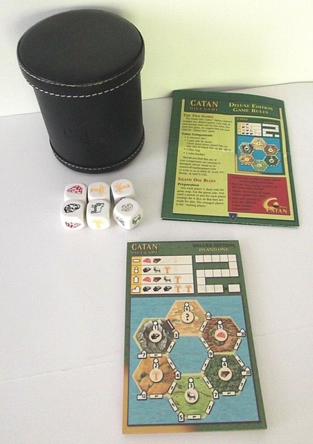 Klaus Teuber Catan Dice Game Deluxe Edition by Mayfair Games Model 3109 ...