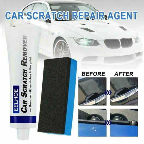 Car Scratch Remover Polish Paint Scuff Touch Up Repair Kit+Sponge brush ...