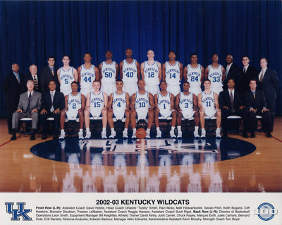KENTUCKY BASKETBALL 2002-03 UNSIGNED 8x10 COLOR TEAM PHOTO AWESOME | eBay
