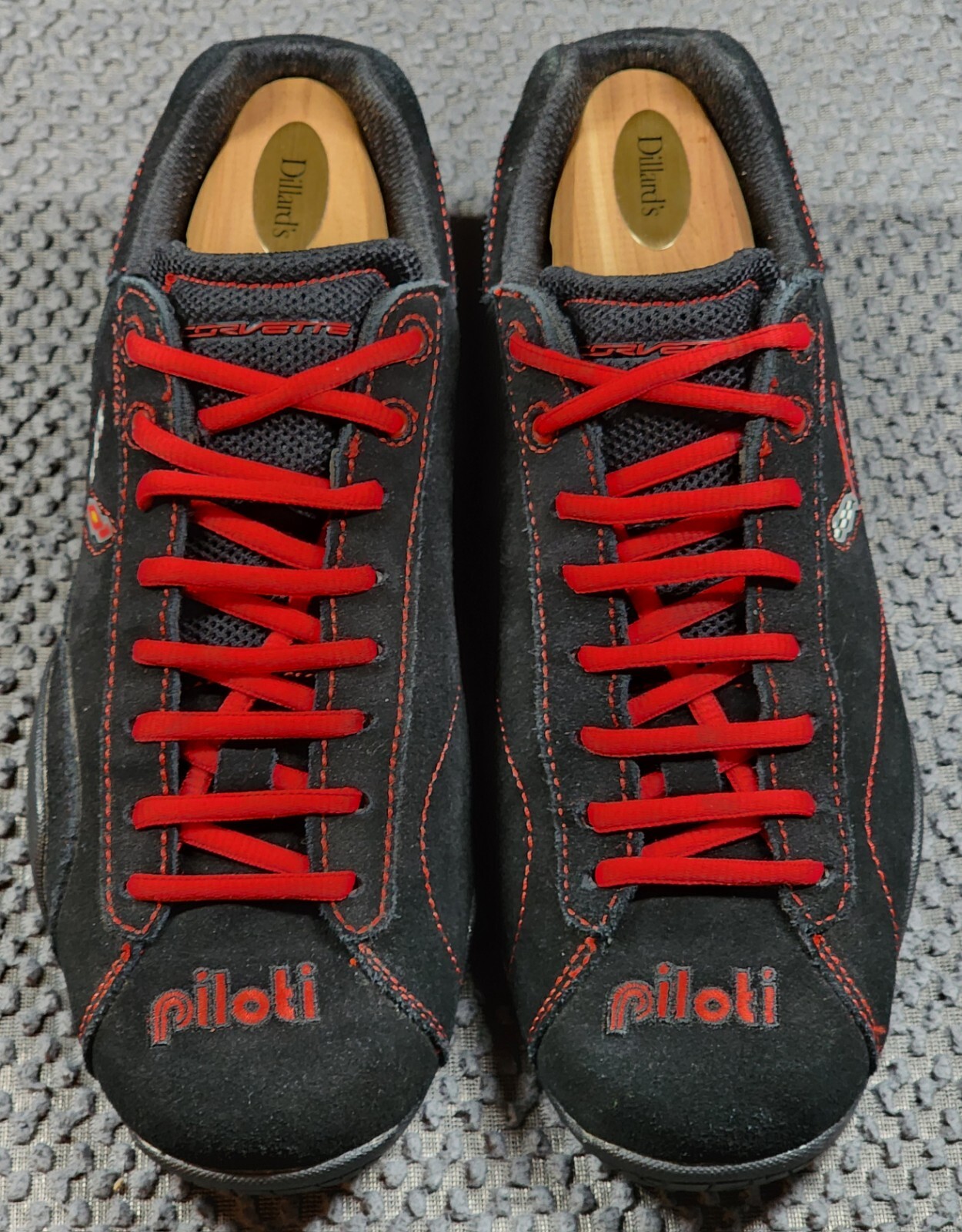Piloti C7 Corvette Prototipo Racing Ltd Ed Driving Shoes Black/Red Size ...