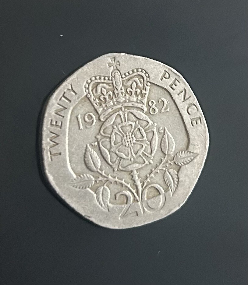 **Genuine & Extremely Rare** 1982 20p Coin. Original First Year Mint ...