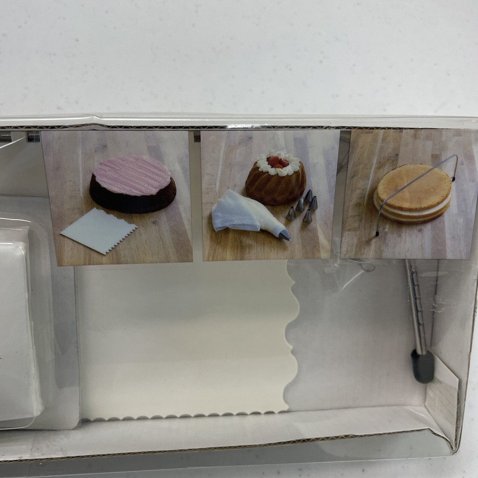 IKEA Cake Decorating Kit Drommar 6 Tips, Scraper, Leveling Tool, &Pipe ...