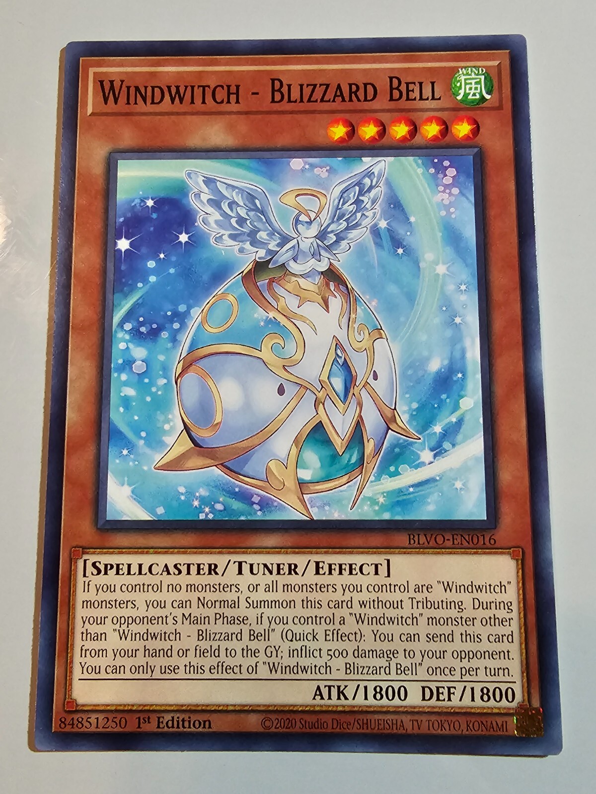 Windwitch - Blizzard Bell - BLVO-EN016 Common 1st Edition Yugioh | eBay
