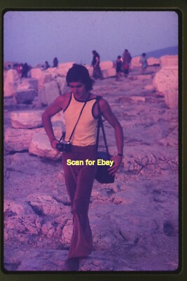Man w/ a Camera and Woman in the 1970's, Ektachrome Slide aa 17-2b | eBay