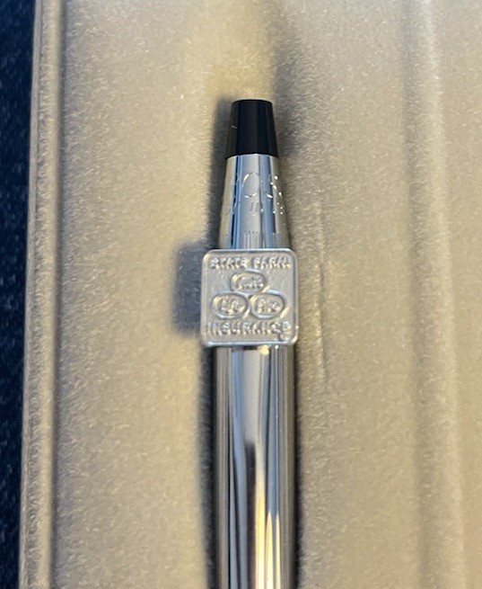 Cross Ballpoint Pen Silver State Farm Insurance USA Vintage | eBay