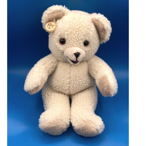 Snuggle Mascot 15" Stuffed Teddy Bear Russ 1986 Plush w Ear Tag | eBay