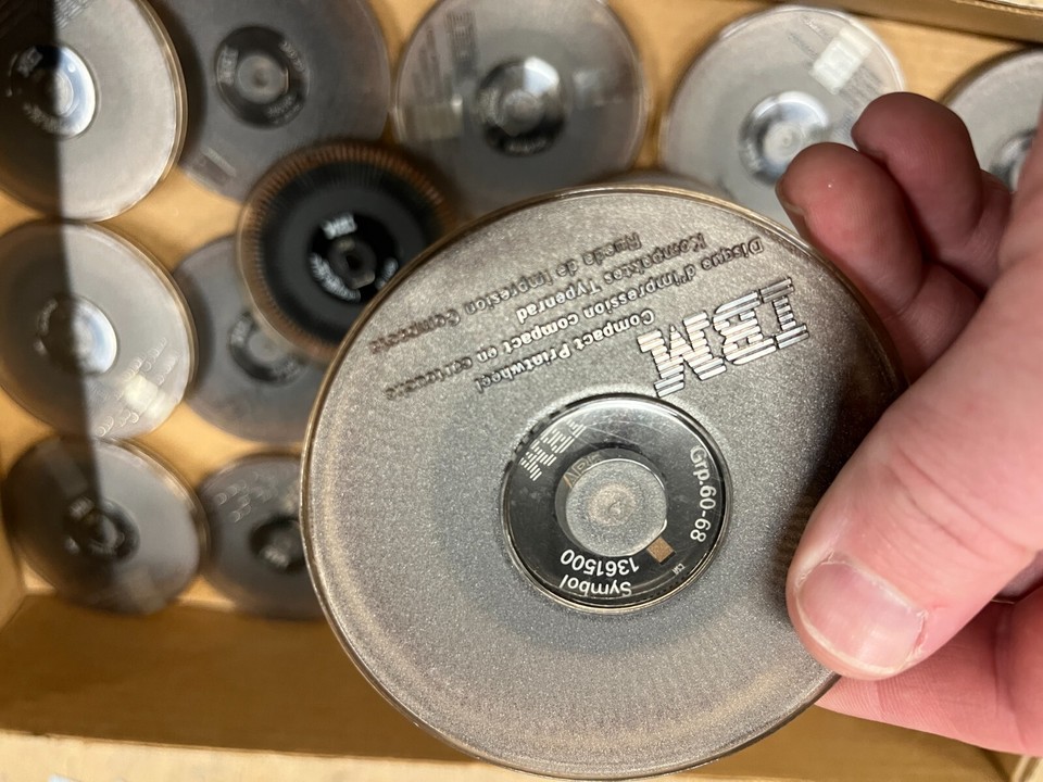Lot of 16x IBM Compact Printwheels with cases | eBay