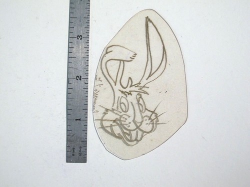 vtg 1960s 70s Tattoo acetate stencil Pop Culture Cartoon Jackrabbit ...