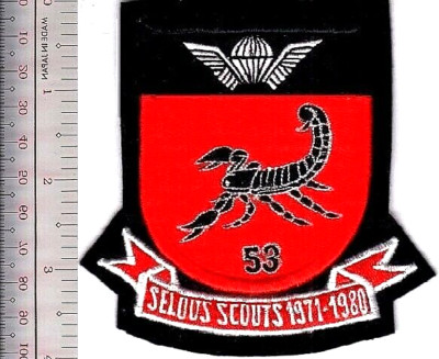 Rhodesia Army Rhodesian Defence Force Selous Scouts RECON 53 Commando ...