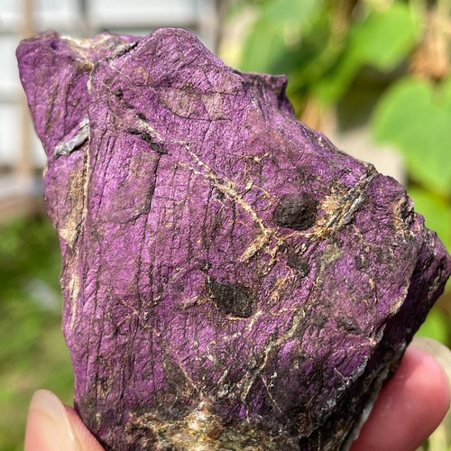 194g Namibia Rare Natural Metallic Purple Purpurite Piece Rough ...