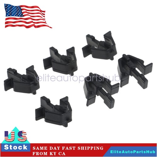 For Isuzu NPR NPR-HD NQR NRR 2008-2020 NEW Set of 6 Grille Clips Black ...