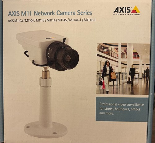 Axis M1113 Fixed Network Security Camera PoE 0340-001 w/ Stand T91A11 | eBay