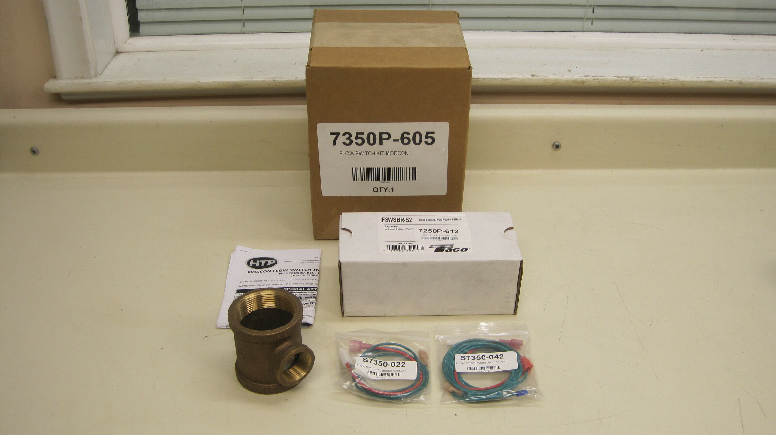 HTP 7350P-605 / IFSWSBR-S2 ModCon 500 / 850 Flow Switch Kit New Free ...